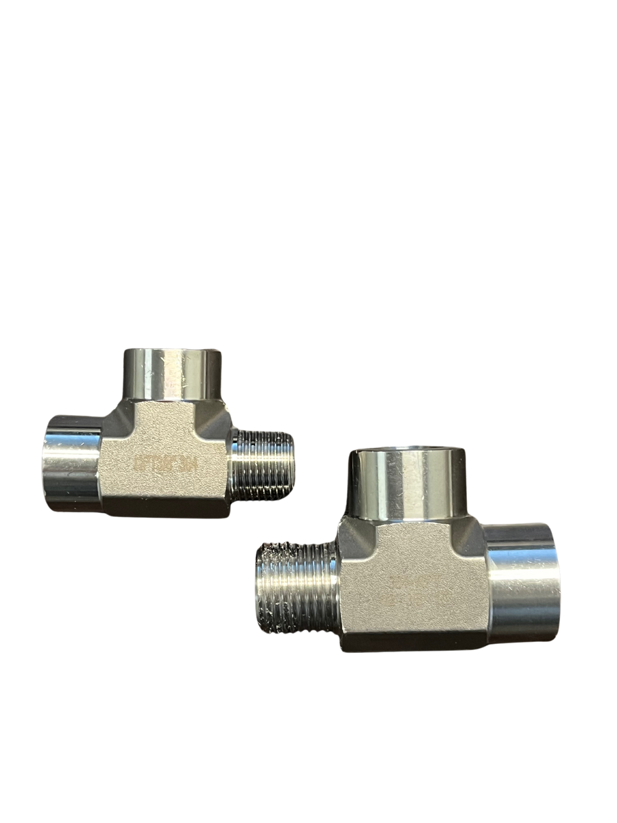 Stainless Tee - 3/8" and 1/2" – FlowPro Solutions
